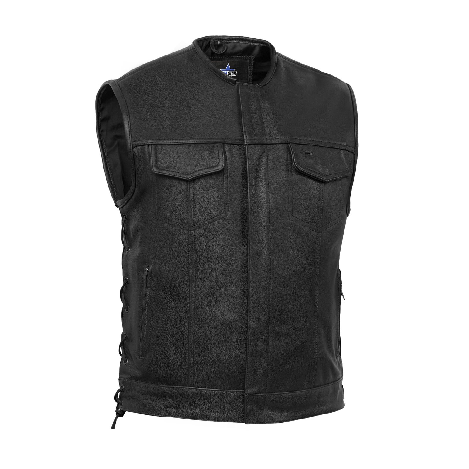 BSM1561 Upgraded Style Gun Pockets, Hidden 10" Gun Metal Zipper - Blue ...